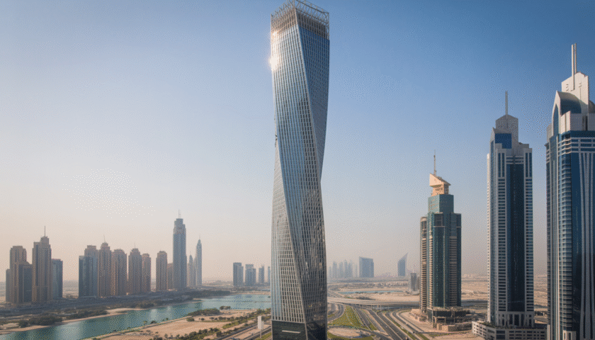 Almas Tower : 360 m de hauteur, un record au Moyen-Orient